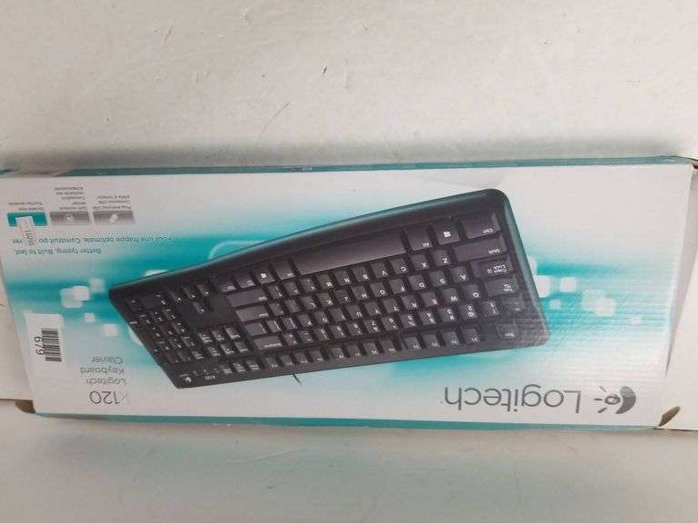 Logitech K120 and HP Keyboard Bundle in Original Packaging - Trice Auctions