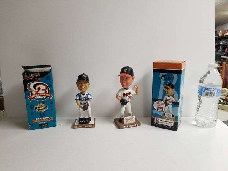 Bowie Baysox Bobblehead Lot Featuring Bryan Roberts and Erik Bedard - Trice Auctions