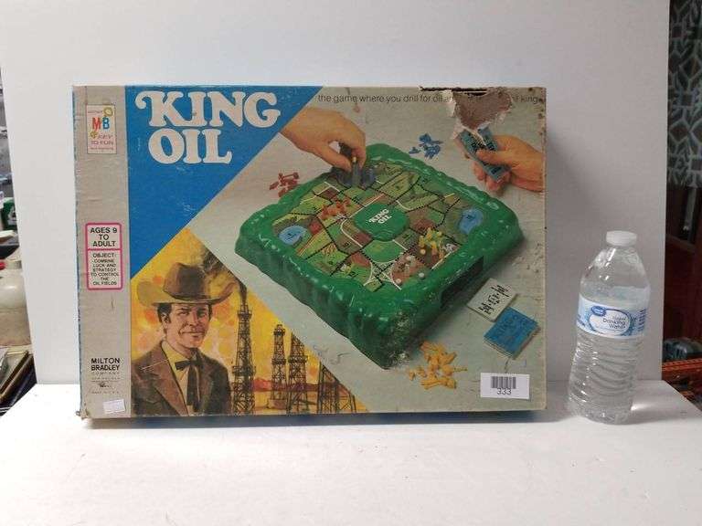 King Oil Board Game by Milton Bradley for Ages 9 to Adult - Trice Auctions