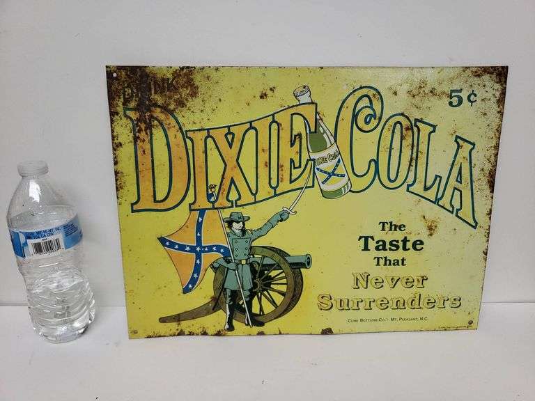 Dixie Cola Advertising Sign by AAA Sign Co., Coitsville, Ohio - Trice ...