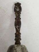 Collection of Metal Bells, Miniature Figurines, and Pewter Items ...