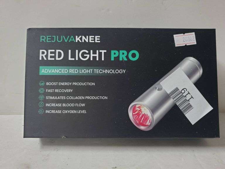 RejuvaKnee Red Light Pro Advanced Red Light Technology Device - Trice Auctions