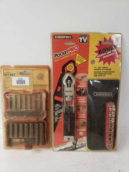Durapro Pocket Pro Multi-Tool and 57-Piece Bit Set - Trice Auctions
