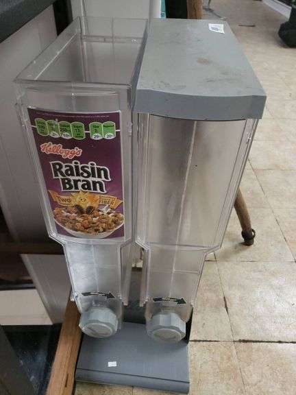 Dual Dispenser Kellogg’s Cereal Display Unit With Branding - Trice Auctions