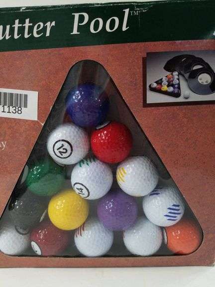 Club Champ Golfer’s Putter Pool Game Set with Accessories - Trice Auctions
