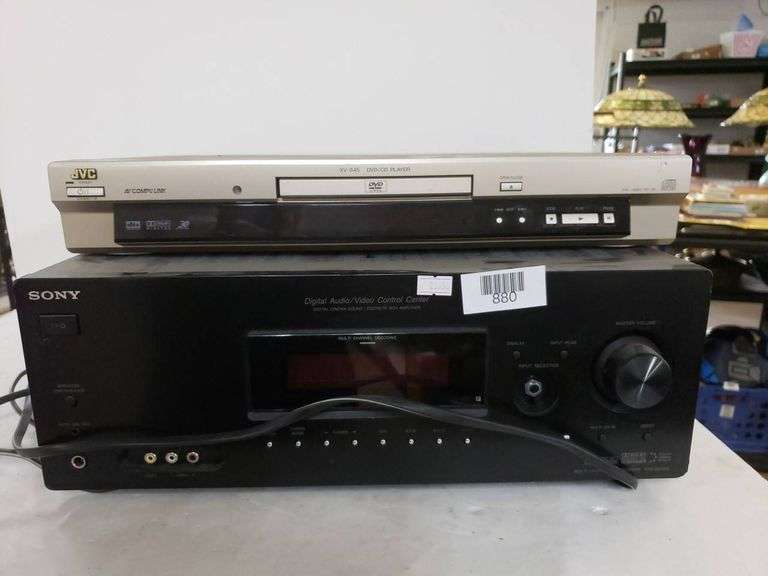 JVC XV-SA600BK DVD Player and Sony Digital Audio/Video Control Center ...