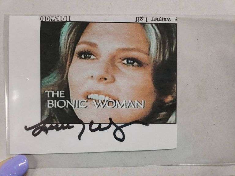 Autographed ‘The Bionic Woman’ Signed Photograph - Trice Auctions