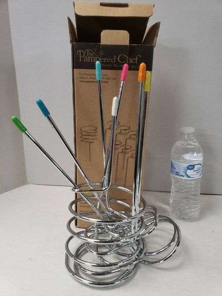 Pampered Chef Outdoor Party Sticks with Colorful Handles in Original ...