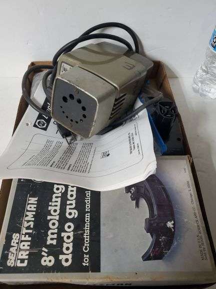 Sears Craftsman 8-Inch Molding & Dado Guard with Manuals and ...