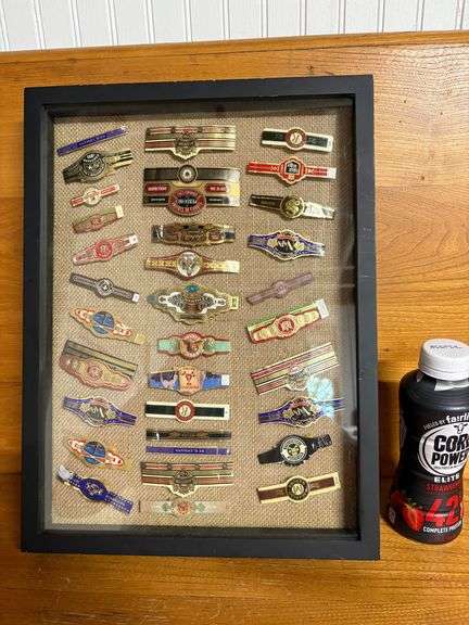 Vintage Cigar Band Shadow Box - Trice Auctions