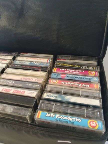 Case Logic Carrying Case with Collection of Cassette Tapes - Trice Auctions