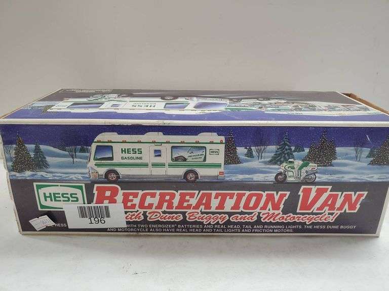 1998 Hess Recreation Van with Dune Buggy and Motorcycle in Box - Trice ...