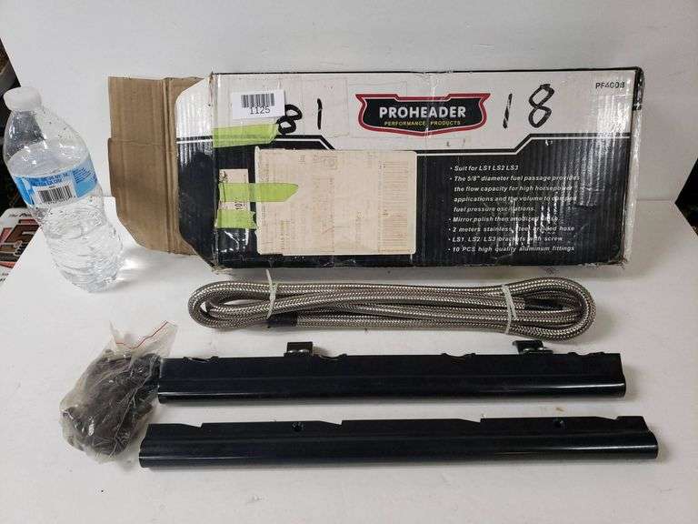Proheader LS1 LS2 LS3 Fuel Rails with Stainless Steel Braided Hose ...