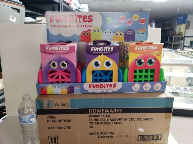 Funbites Assorted Shapes Set with Display Box - Trice Auctions