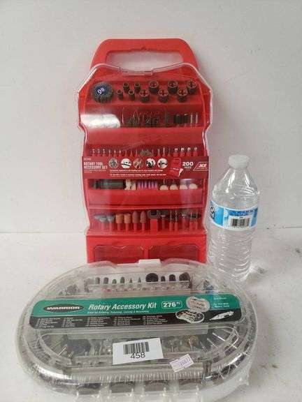 Rotary Tool Accessory Sets: 200-Piece ACE and 276-Piece Mastercraft ...