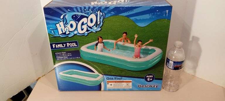 New In Box H²O Go! Inflatable Family Pool - Trice Auctions