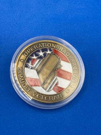 Operation Iraqi Freedom Challenge Coin - Trice Auctions