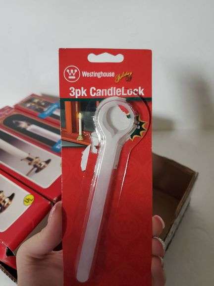 Boxed Lot of Westinghouse Candle Lock Holders with Packaging Included ...
