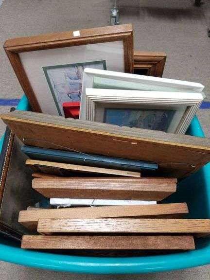 Collection of Framed Art and Empty Picture Frames - Trice Auctions