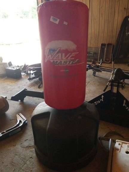 Red Freestanding Wavemaster Training Punching Bag by Century - Trice ...