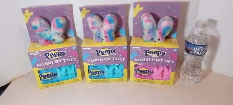 3 NEW Various Peeps Plush Gift Sets - Trice Auctions