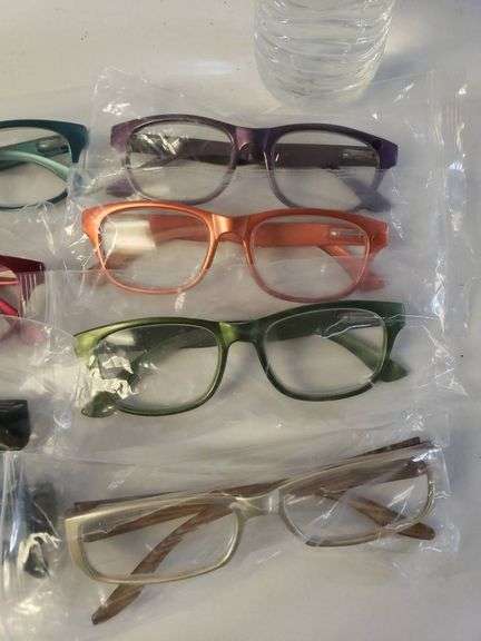 (8) Pair 2.0 & 2.50 Cheater Readers in Assorted Colors - Trice Auctions