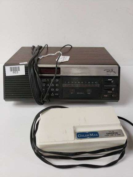 Regency Touch K100 Radio with ColorMax CV-ZU Converter - Trice Auctions