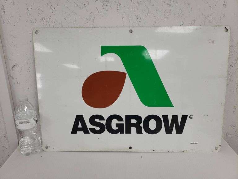 Double Sided 16″×24″ Asgrow and Dekalb Agriculture Sign - Trice Auctions