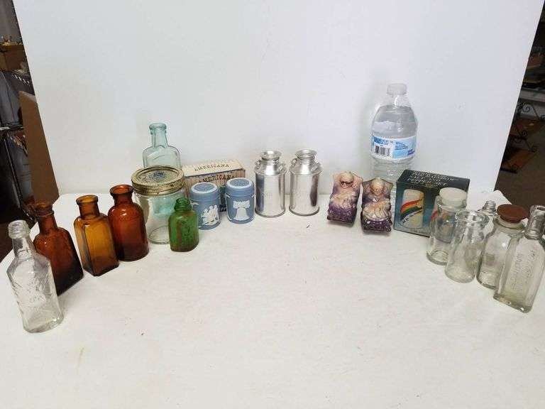 Bottles and Decorative Salt and Pepper Shakers - Trice Auctions