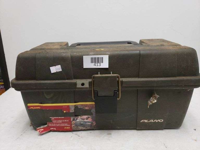 Plano Storage Box with Mixed Tools and Accessories - Trice Auctions