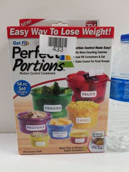 Perfect Portions Portion Control Containers 14-Piece Set - Trice Auctions