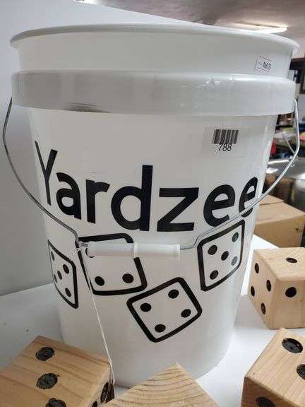 Large Yard Dice Set with Bucket for Yardzee Game - Trice Auctions