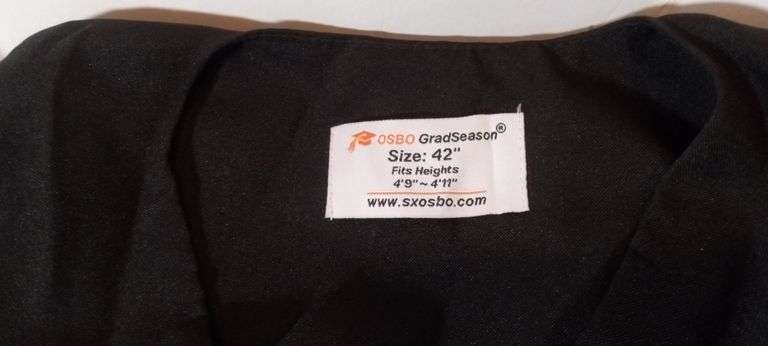 NEW OSBO Graduation Season Gown (Size 42) & Cap With 2025 Tassel ...