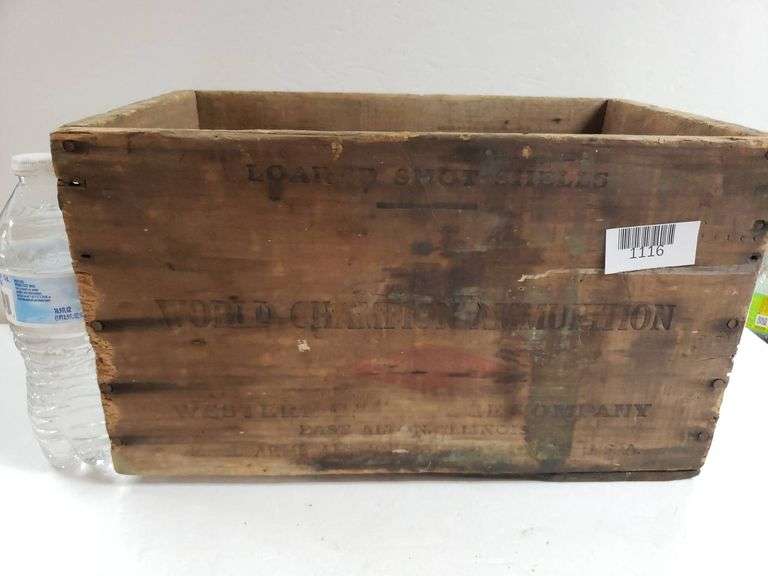 World Champion Ammunition Crate by Western Cartridge Company - Trice ...