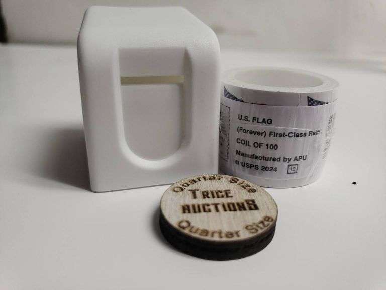 US Flag Forever First-Class Rate Stamp Coil of 100 with Dispenser ...