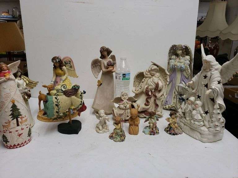 Angel Figurines With Detailed Designs and Various Styles - Trice Auctions