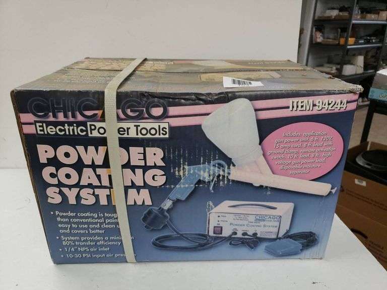 Chicago Electric Power Tools Powder Coating System - Trice Auctions