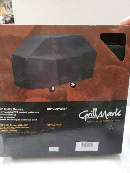 68-Inch Grill Mark Grill Cover with PVC Coating - Trice Auctions