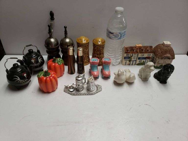 Decorative Salt and Pepper Shakers in Various Styles - Trice Auctions