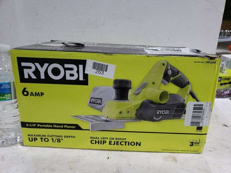 Ryobi 6 Amp 3-1/4 Inch Portable Hand Planer With Dual Chip Ejection ...