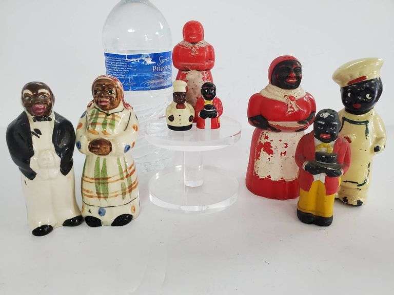 Vintage Black Americana Figurines and Salt Shakers - Trice Auctions