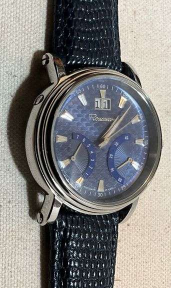 New Rousseau Automatic Men’s Wrist Watch, 38 jewels, skeleton back ...