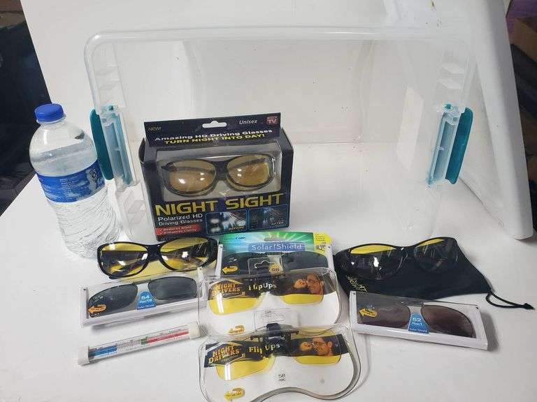 Night Sight HD Driving Glasses and Accessories - Trice Auctions