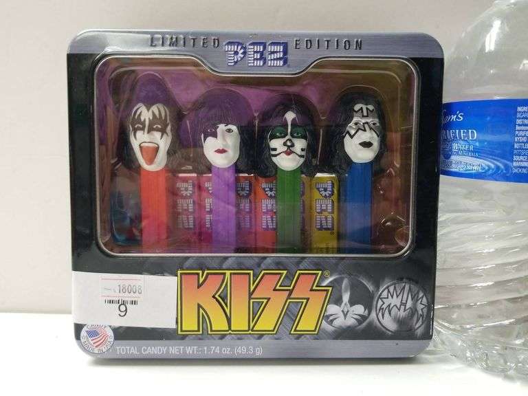 Limited Edition KISS PEZ Dispenser Set with Collectible Tin - Trice ...