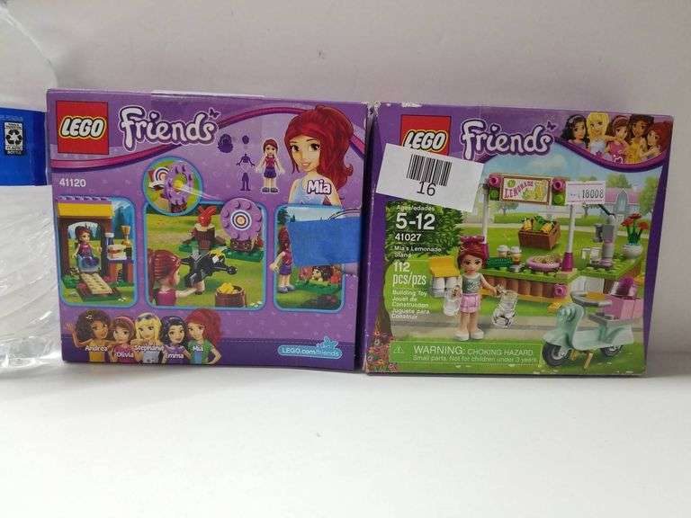 LEGO Friends 41120 Adventure Camp Archery and 41027 Mia’s Lemonade ...