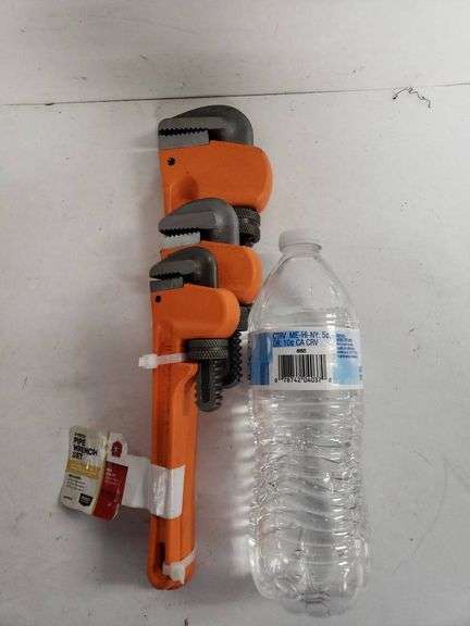 3-Piece Pipe Wrench Set with 8-Inch, 10-Inch, and 14-Inch Sizes - Trice ...