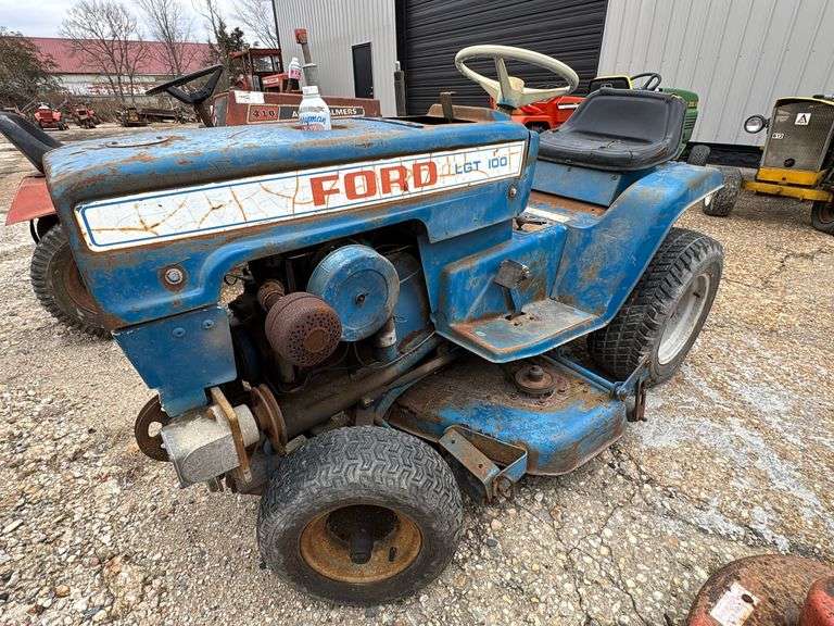 Ford LGT 100 Riding Lawn Tractor with Mower Deck - Trice Auctions