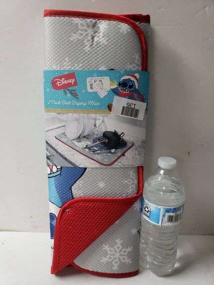 Disney Lilo & Stitch 2-Pack Dish Drying Mats With Snowflake Design ...