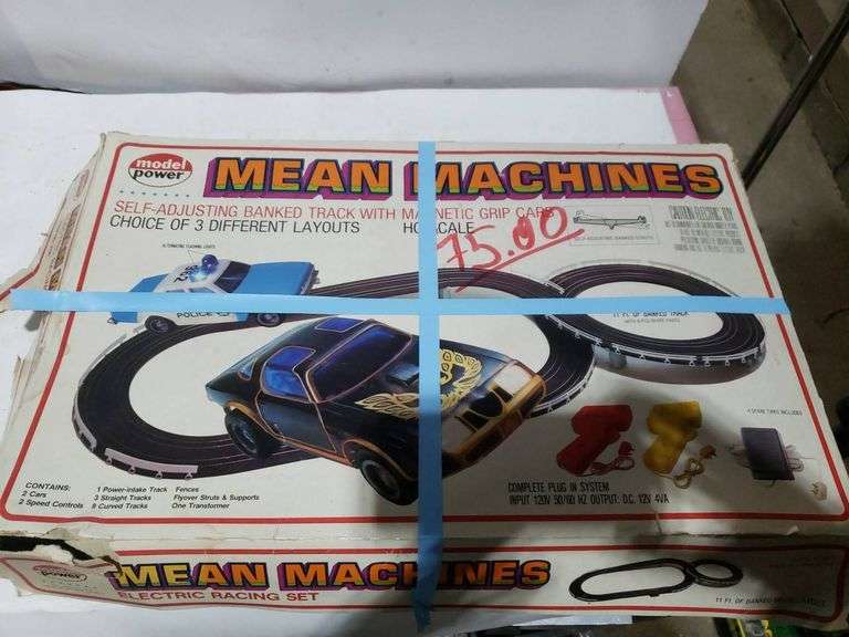 Model Power Mean Machines Electric Racing Set with Track and ...