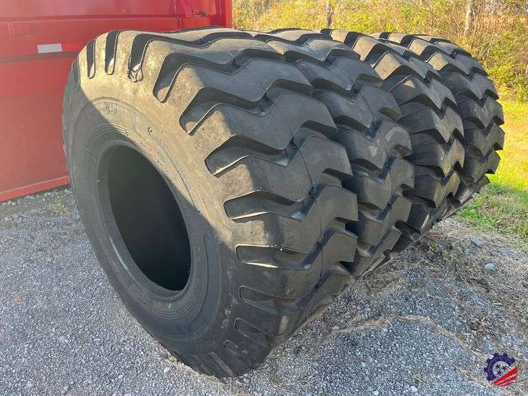New (4) CPC 20.5-25 Wheel Loader Tires - TriStar Auction Group